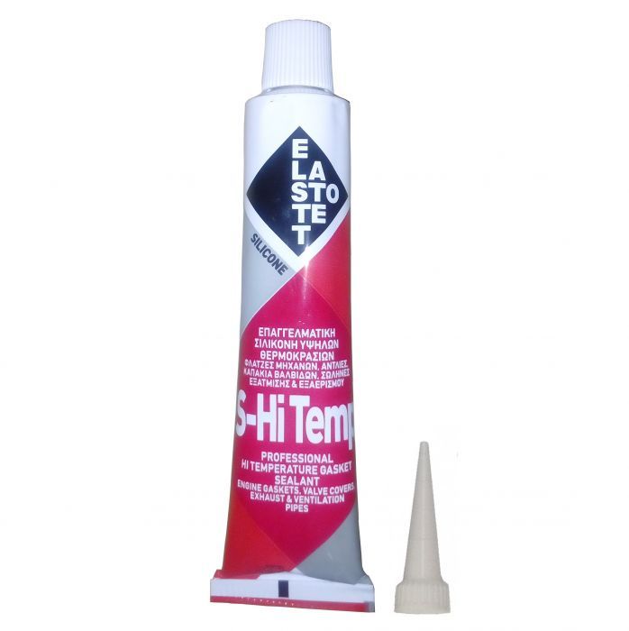 Φλαντζόκολλα ELASTOTET HI-TEMP 80ml μαύρη - pitsikoglou-trade.com